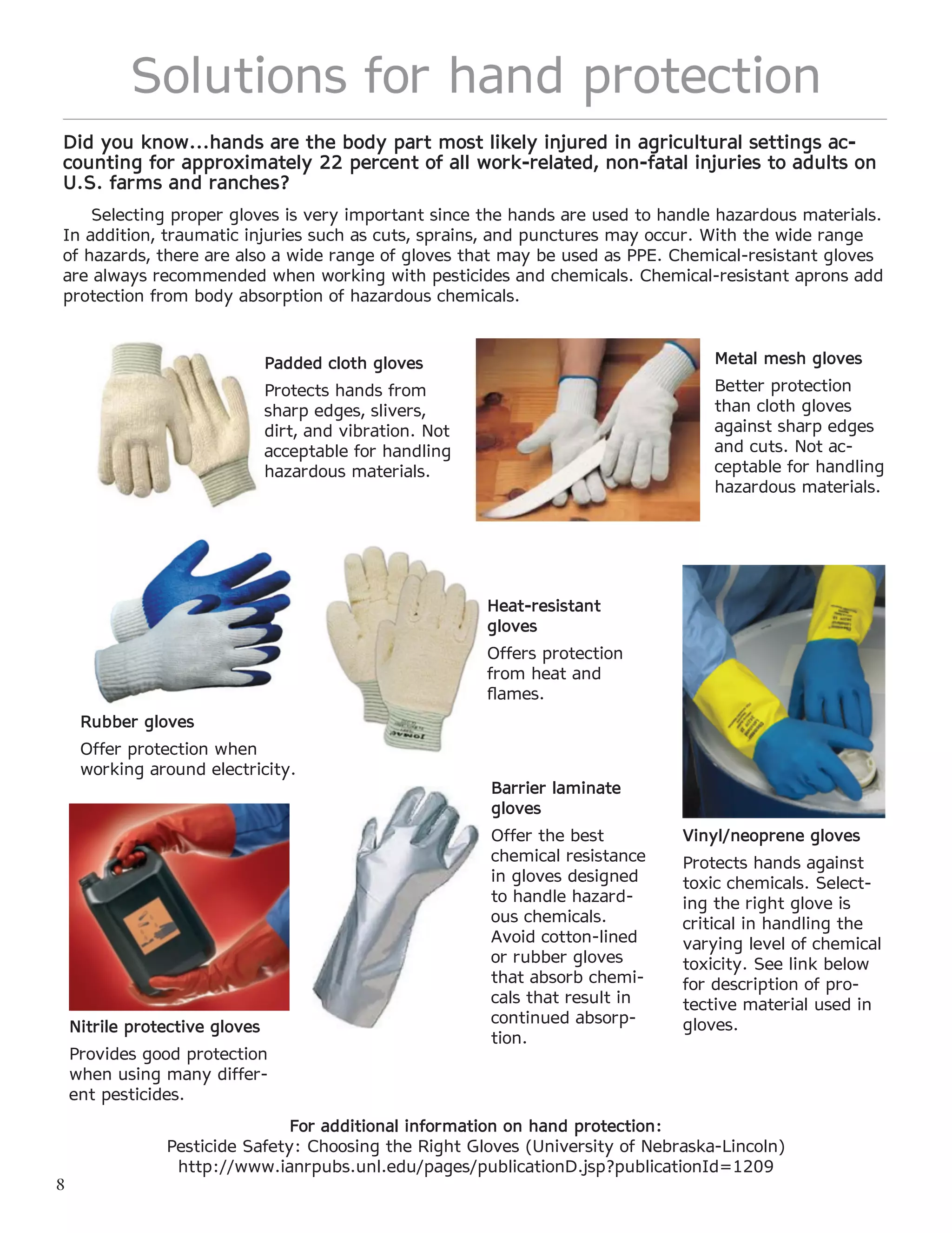 personal protective equipment for agriculture | PDF