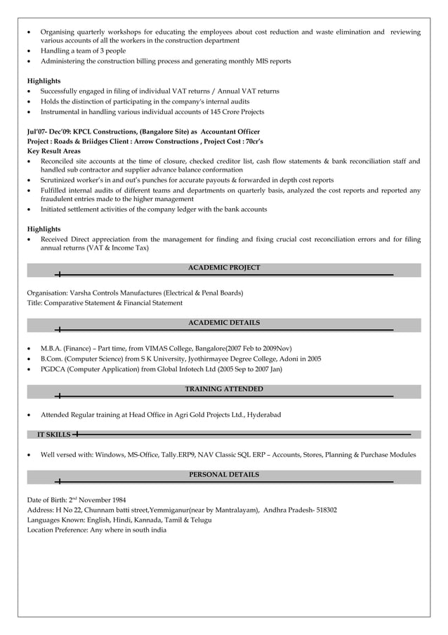 Resume | PDF