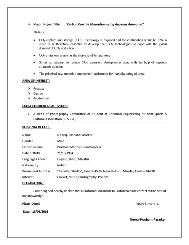 RESUME- NEERAJ | PDF