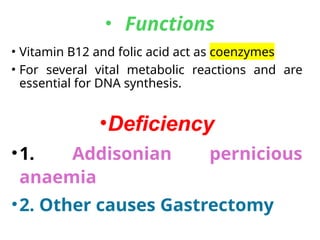 B12 AND FA.pptx pharmacology pharmacology | PPTX
