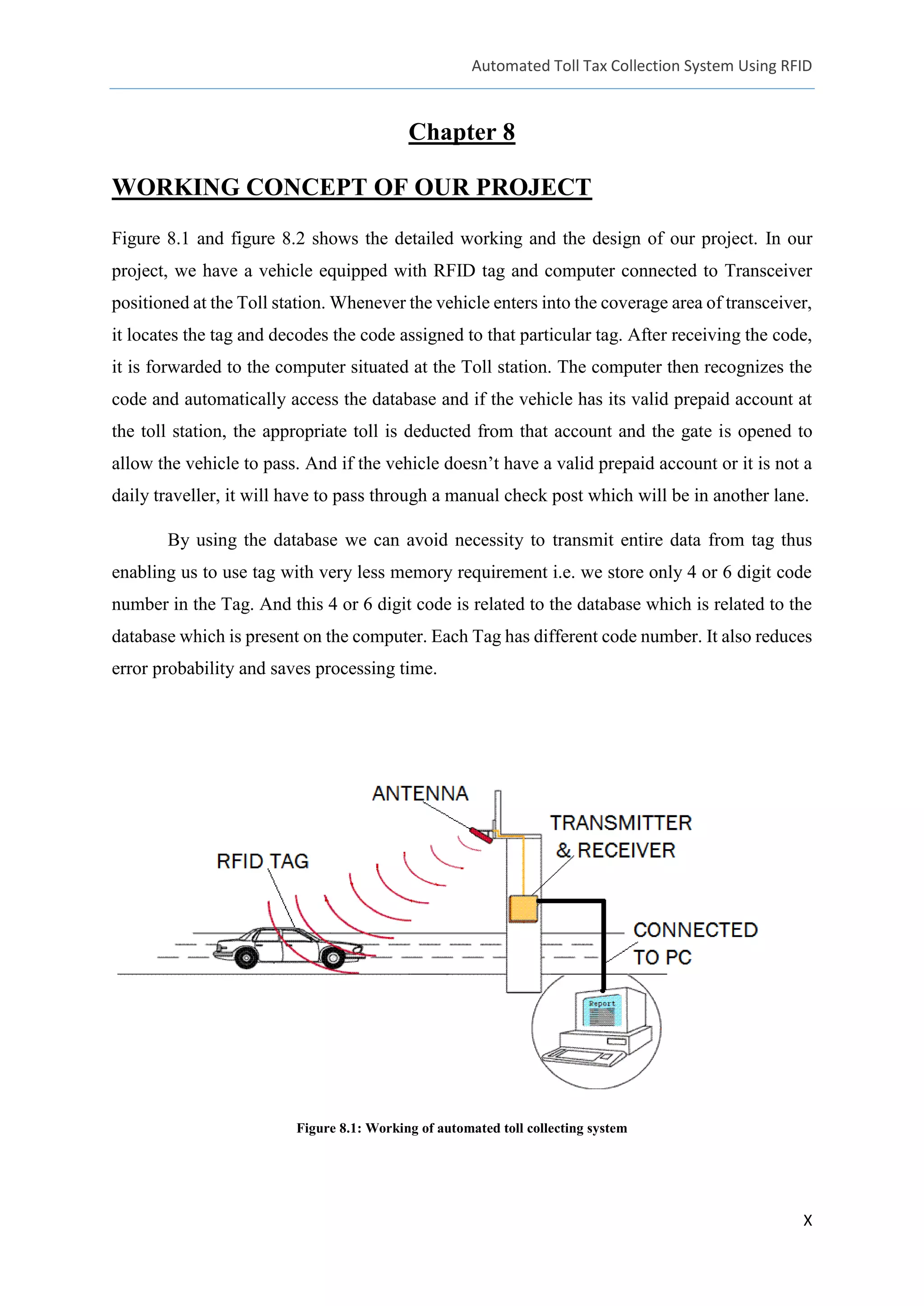 Project Report on automated toll tax collection system using rfid | PDF