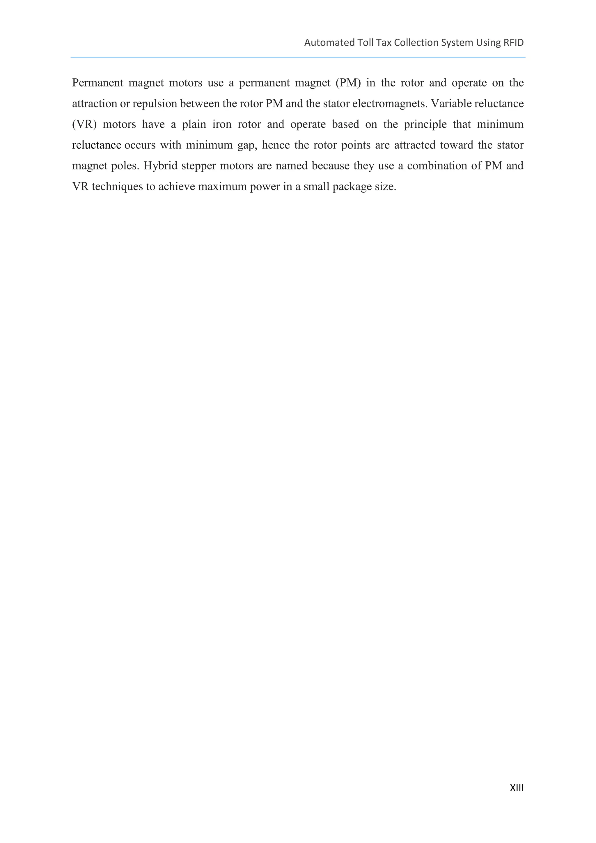 Project Report on automated toll tax collection system using rfid | PDF