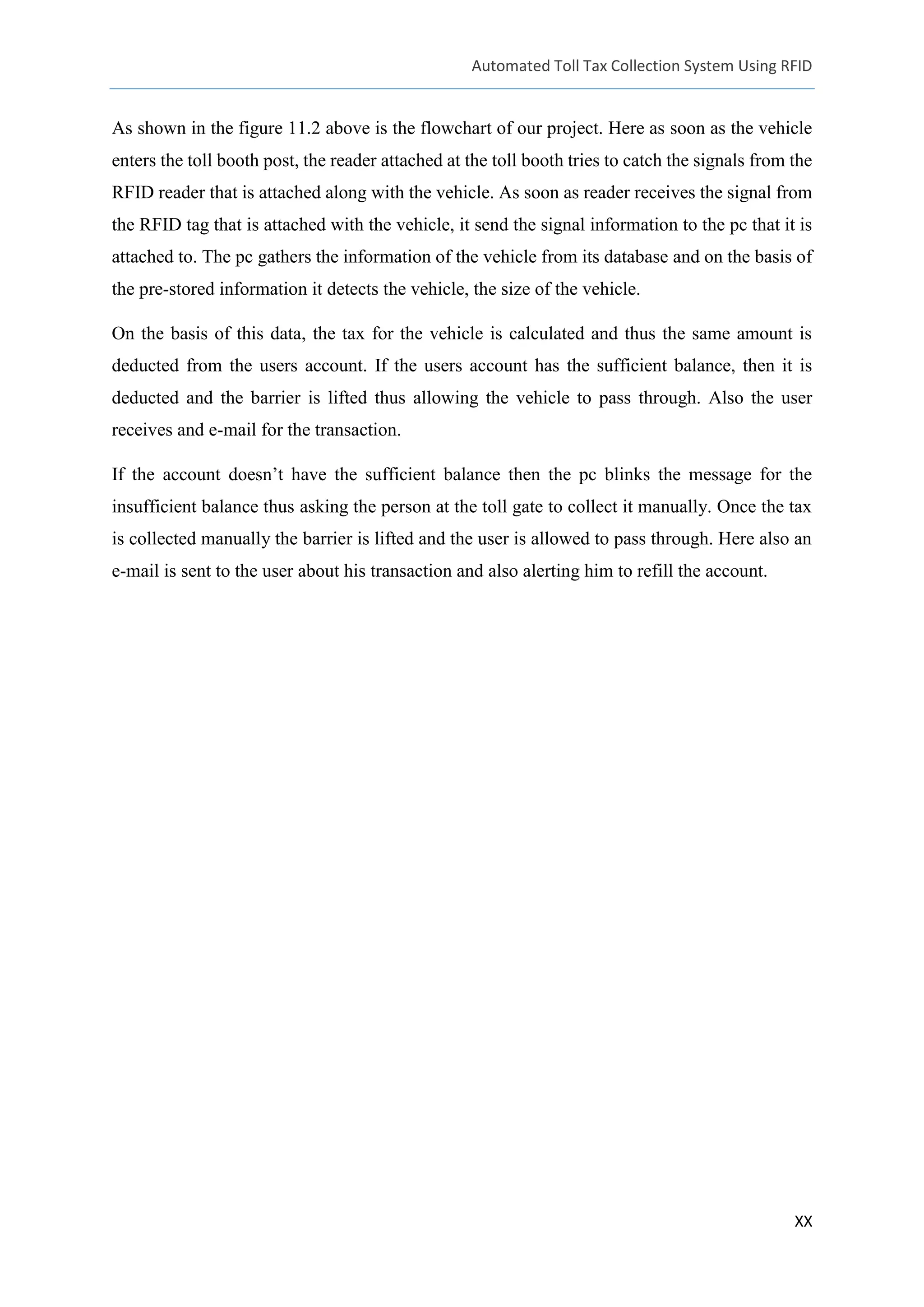 Project Report on automated toll tax collection system using rfid | PDF