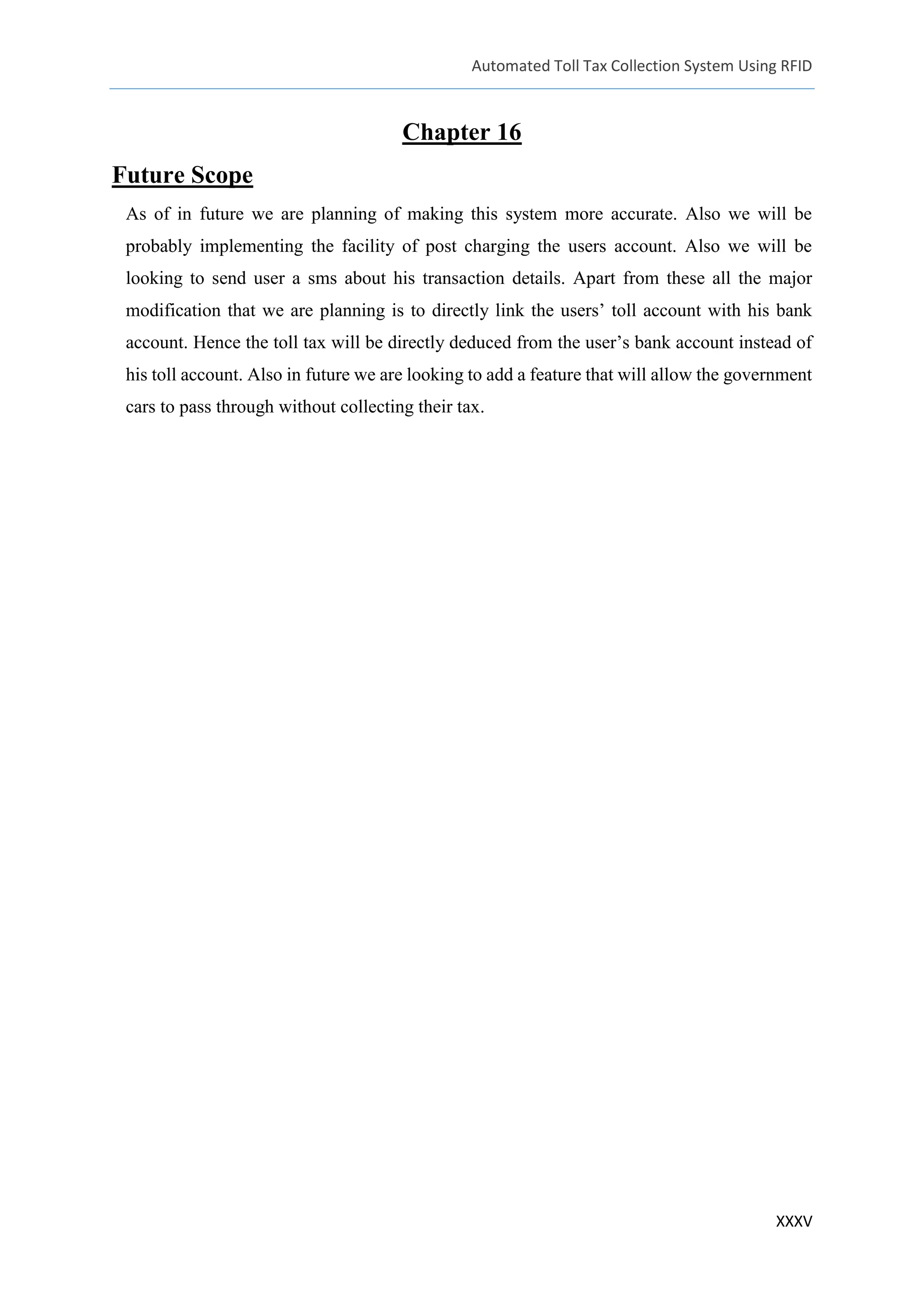 Project Report on automated toll tax collection system using rfid | PDF