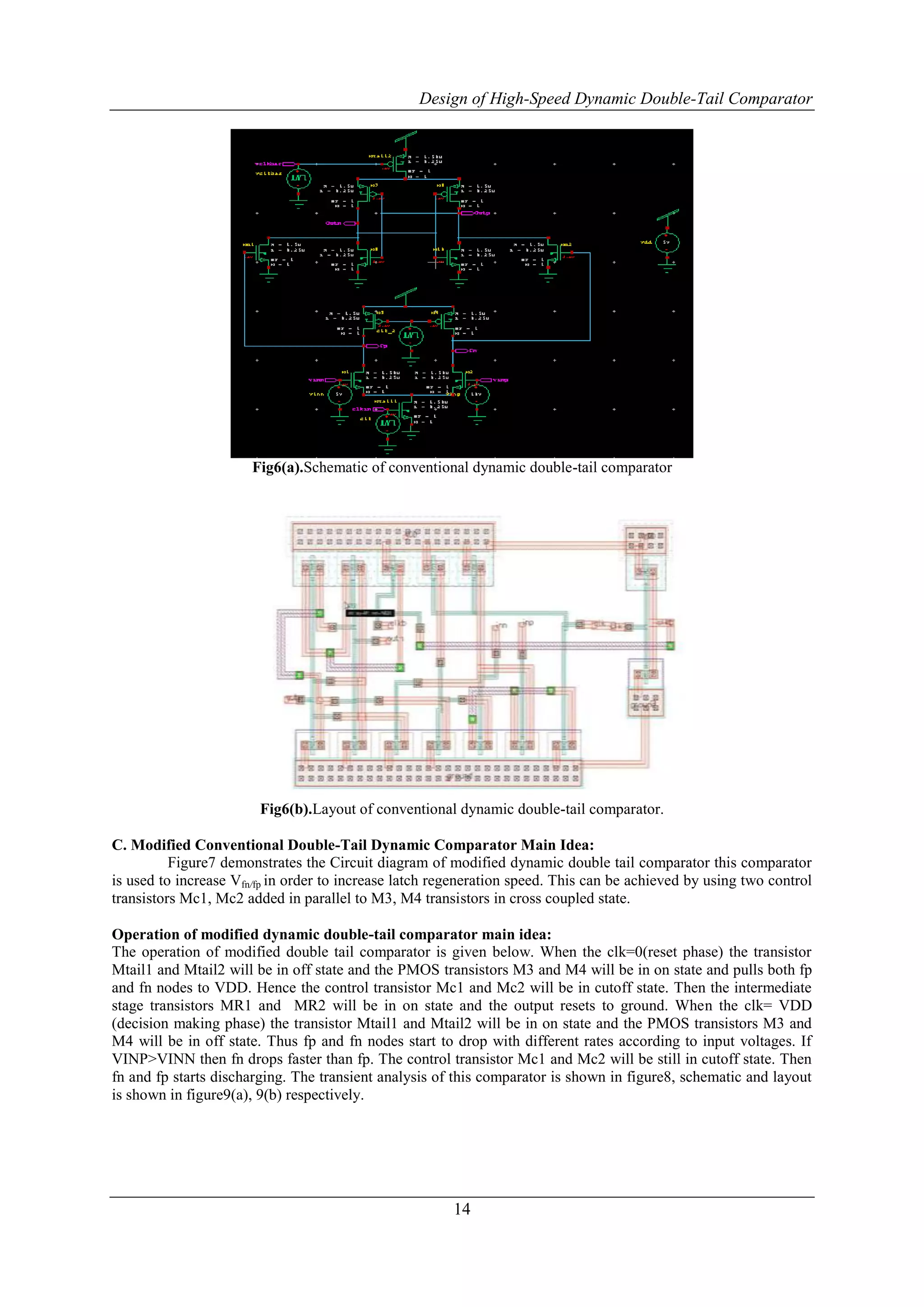 Design of High-Speed Dynamic Double-Tail Comparator | PDF