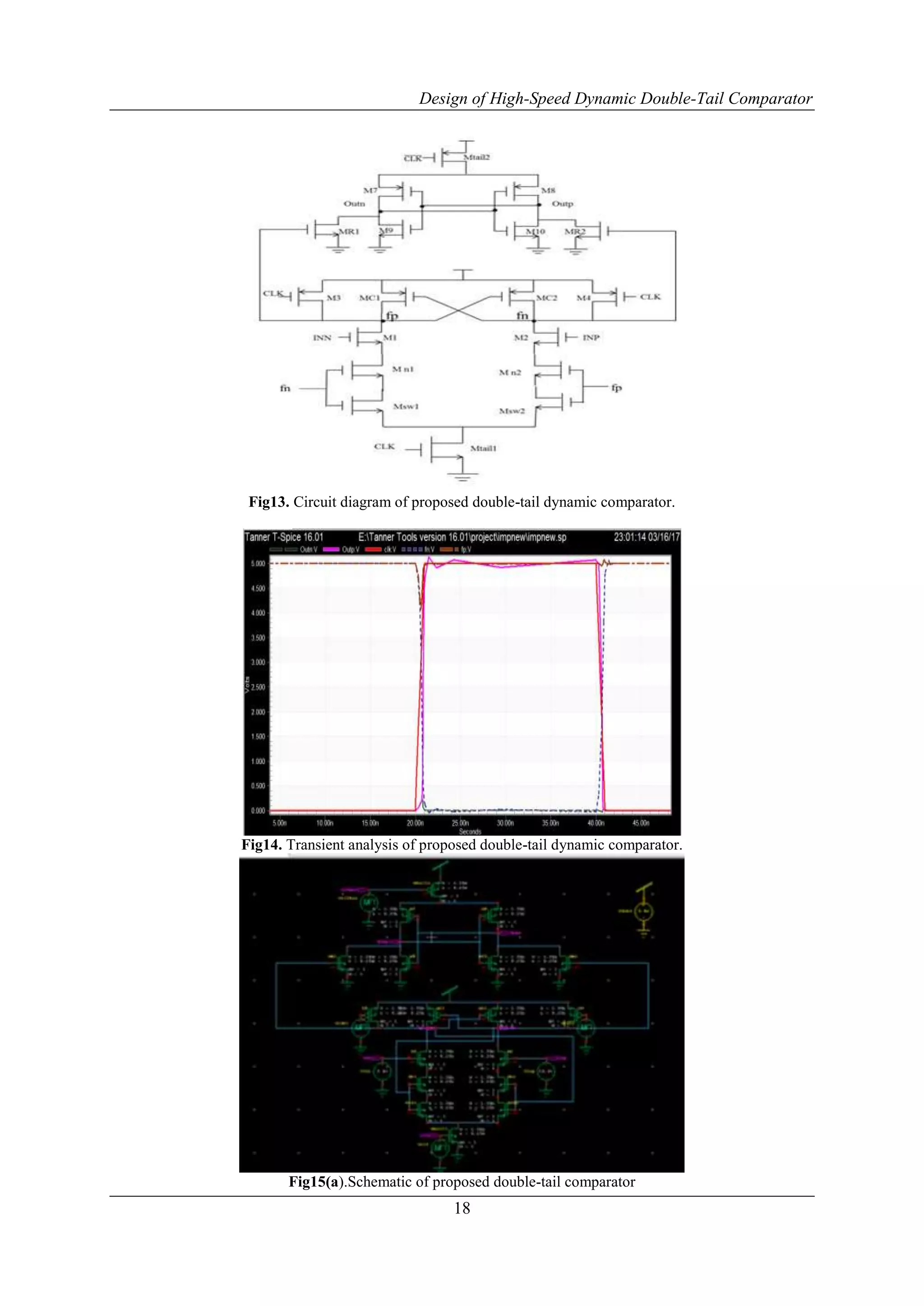 Design of High-Speed Dynamic Double-Tail Comparator | PDF