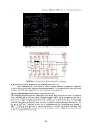 Design of High-Speed Dynamic Double-Tail Comparator | PDF