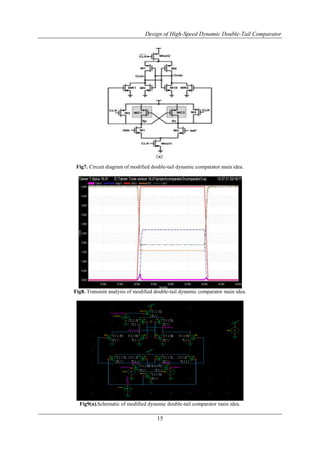 Design of High-Speed Dynamic Double-Tail Comparator | PDF