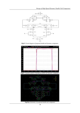 Design of High-Speed Dynamic Double-Tail Comparator | PDF