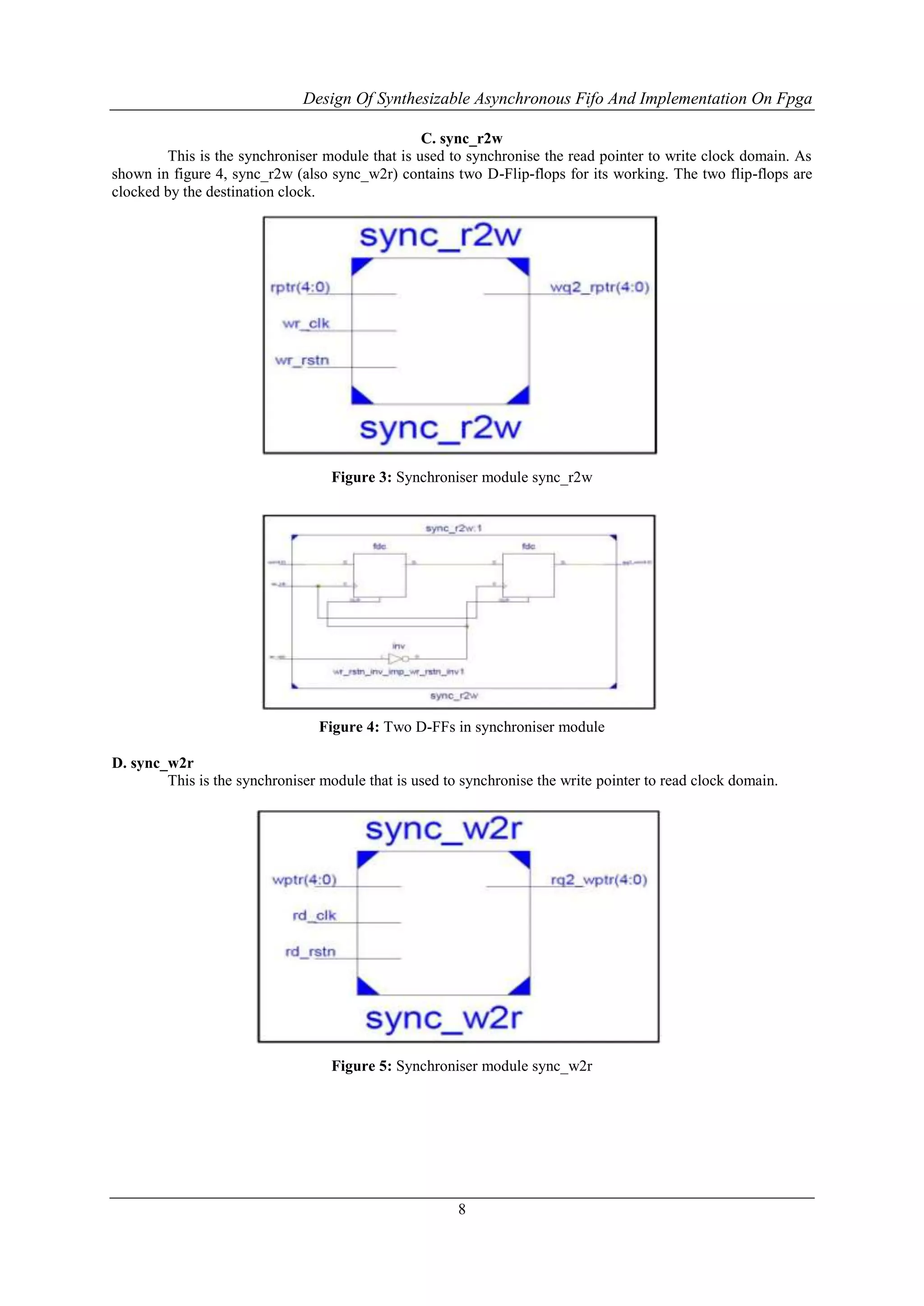 Design of Synthesizable Asynchronous FIFO And Implementation on FPGA | PDF