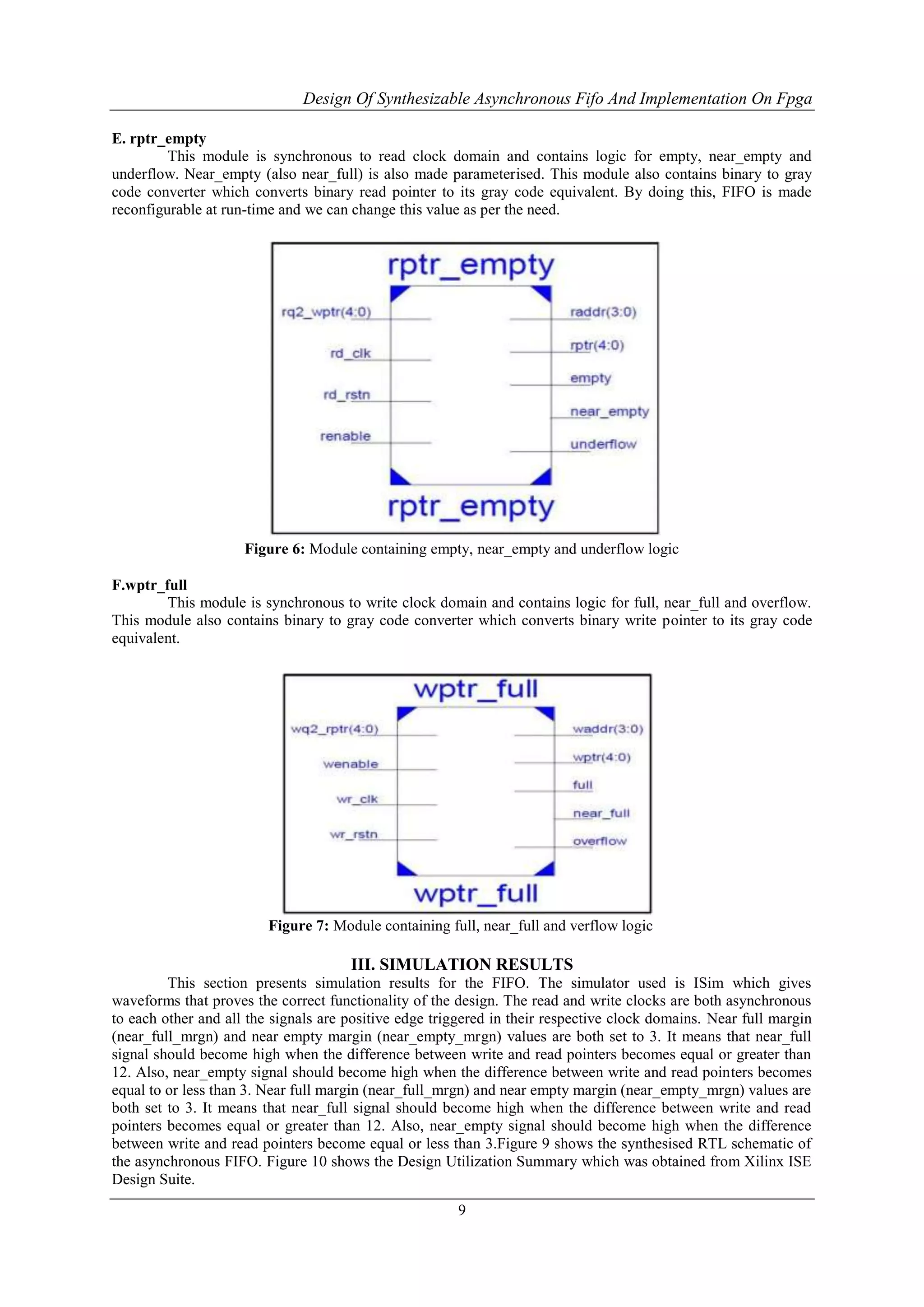 Design of Synthesizable Asynchronous FIFO And Implementation on FPGA | PDF