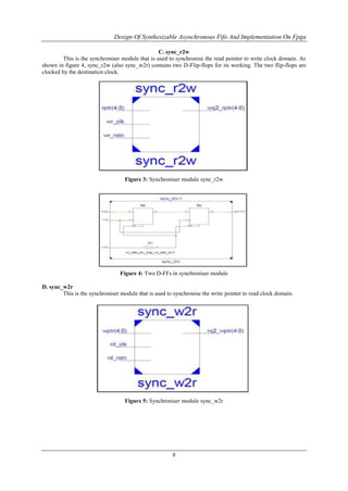 Design of Synthesizable Asynchronous FIFO And Implementation on FPGA | PDF
