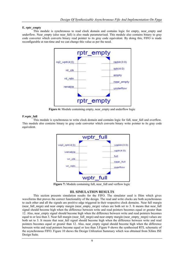 Design of Synthesizable Asynchronous FIFO And Implementation on FPGA | PDF