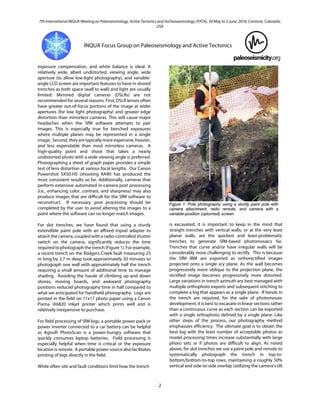 Gray et al., 2016 INQUA PATA Seamless Photomosaic Trench Logging | PDF