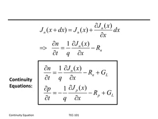 Continiuty Equation | PPTX