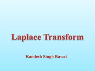 Laplace Transform | PPTX
