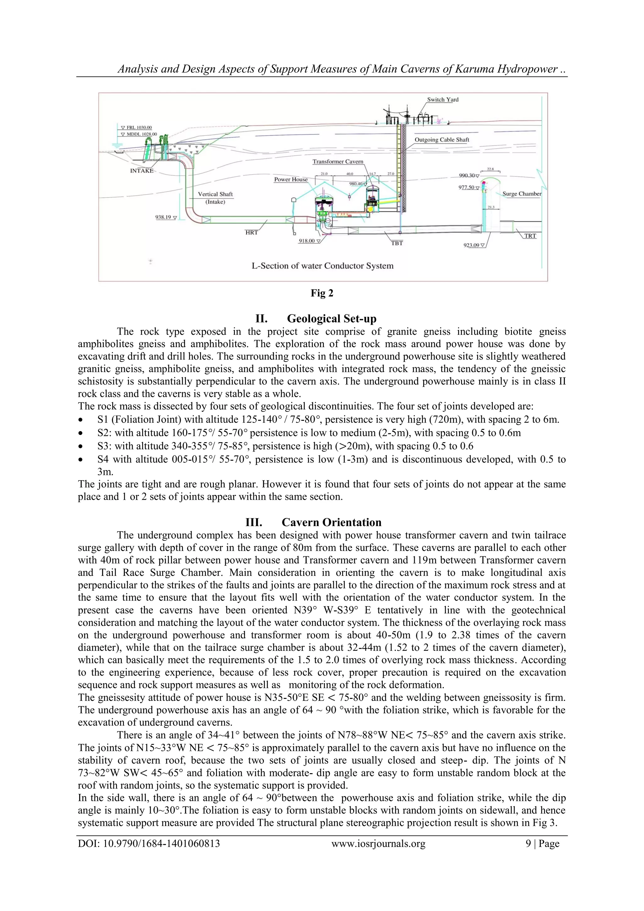 Analysis and Design Aspects of Support Measures of Main Caverns of ...