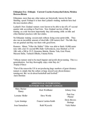 Planning Training for Distance Running 1 | DOCX | Running and Jogging ...