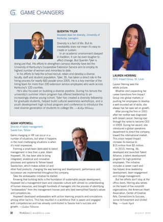 Workforce Magazine - August 2015 | PDF | Human Resources | Business