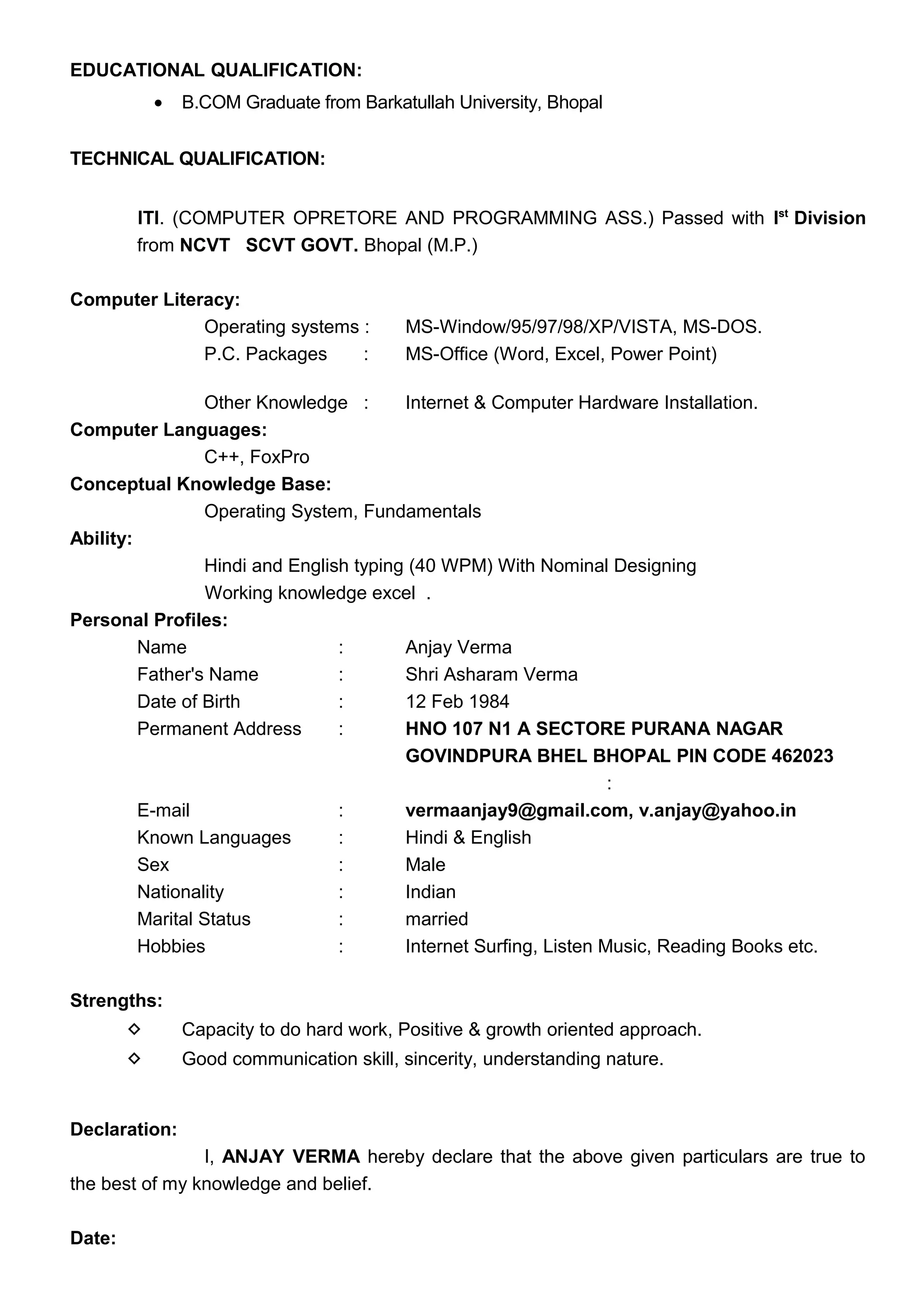 ANJAY VERMA | PDF