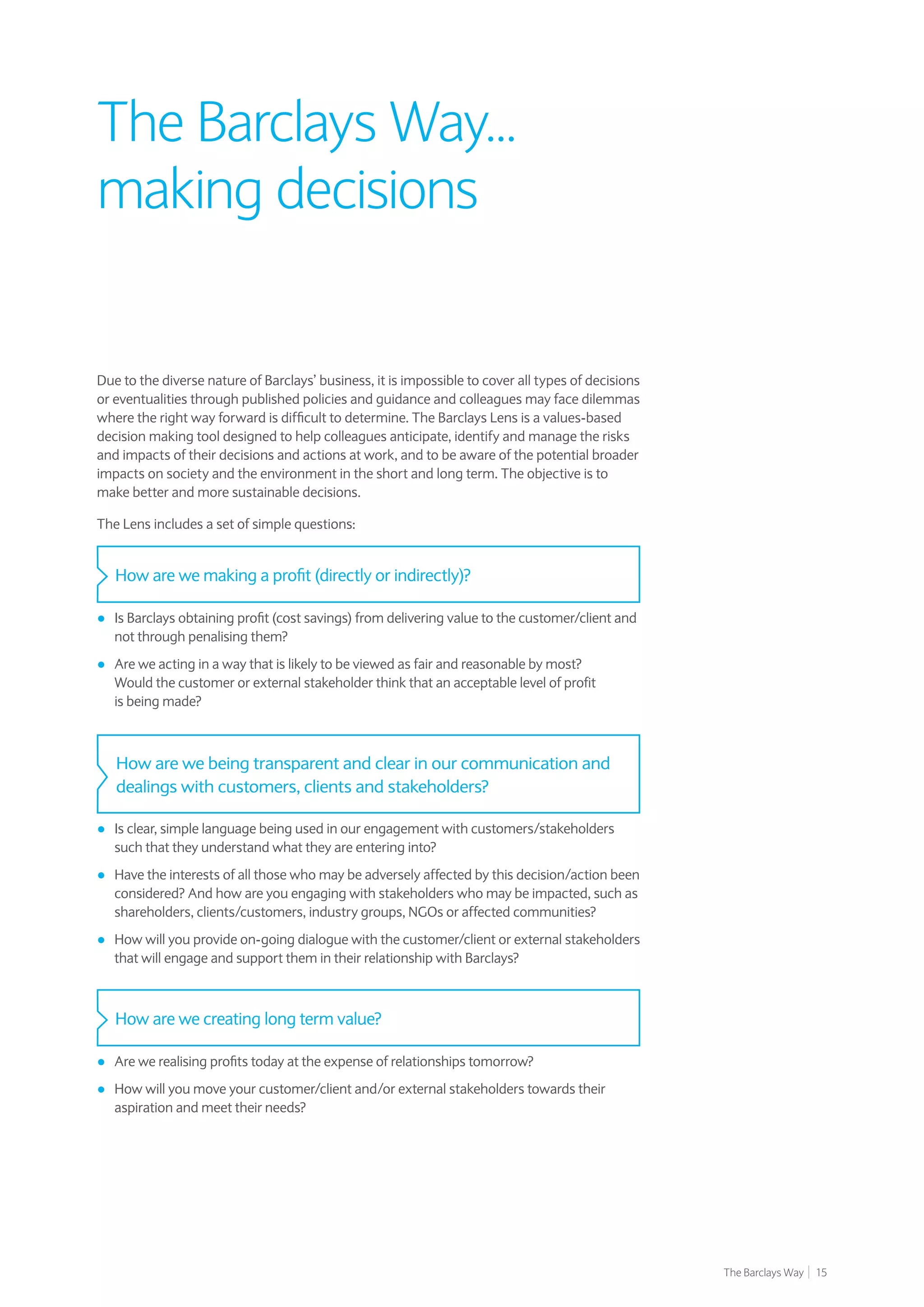 The-Barclays-Way | PDF