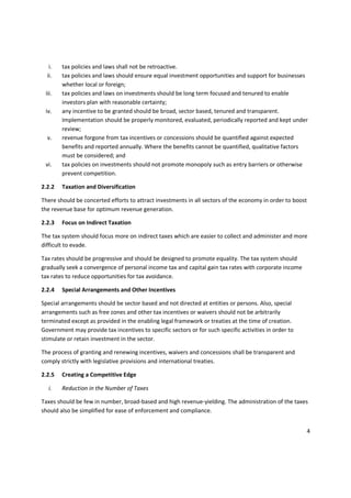 Revised National Tax Policy | PDF
