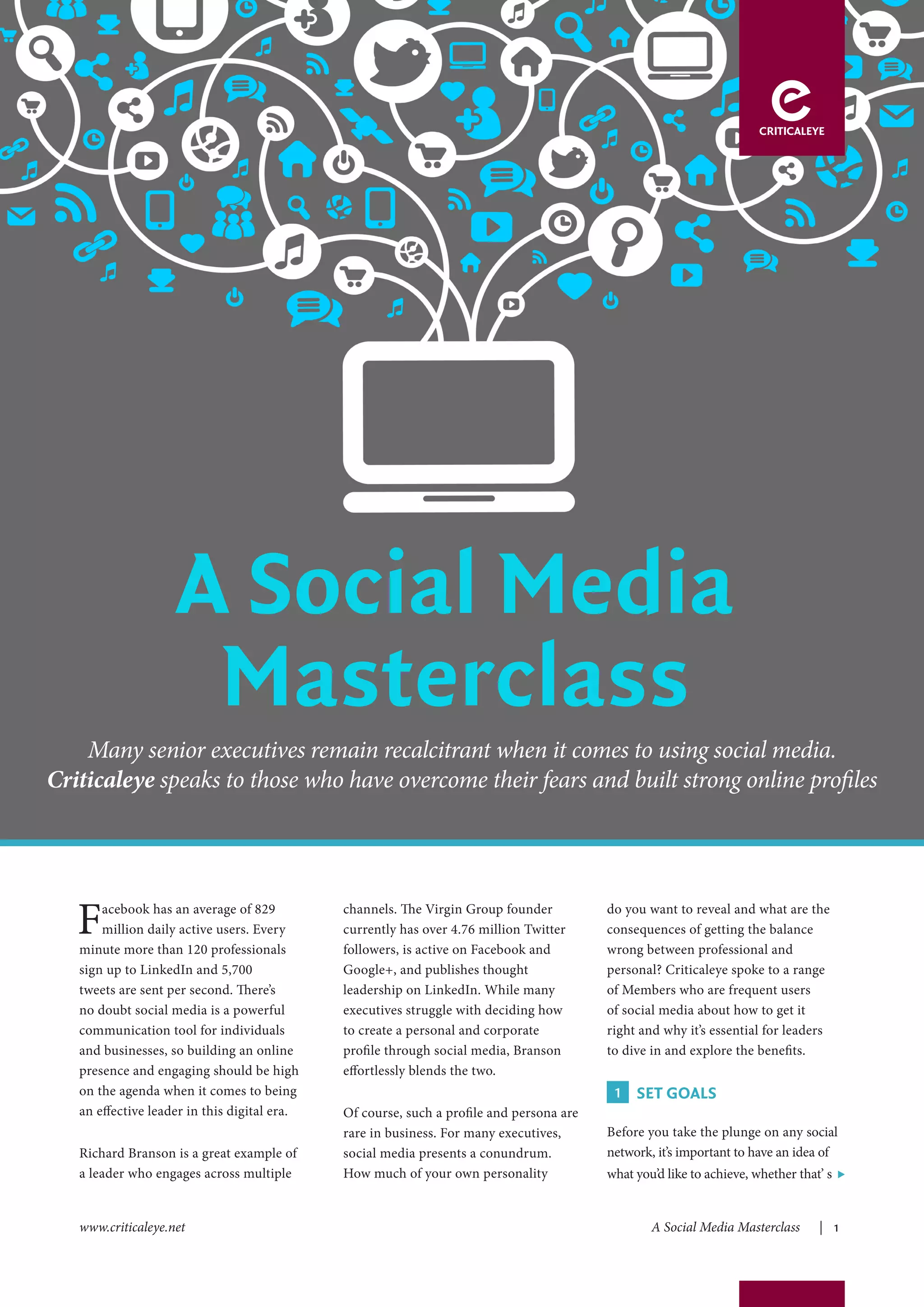 A Social Media Masterclass | PDF