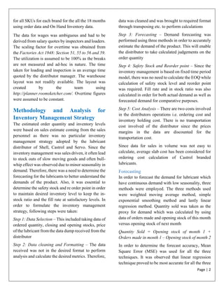 Inventory management, loading strategy and warehouse categorization | PDF