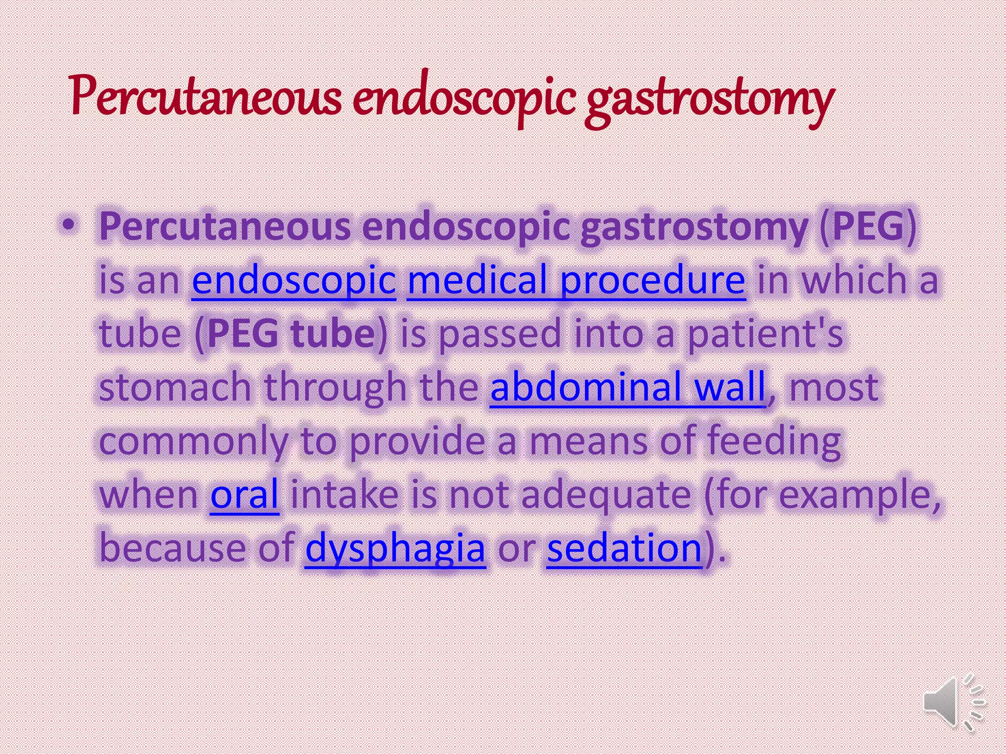 Percutaneous Endoscopic Gastrostomy | PPTX