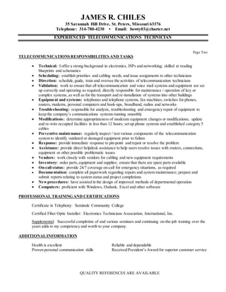 Jim Chiles Resume 5-12-15 | DOCX