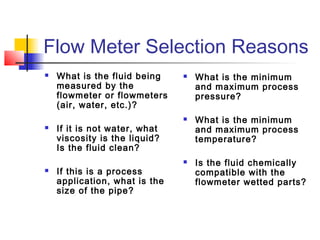 John Power Point Flow Meters | PPT