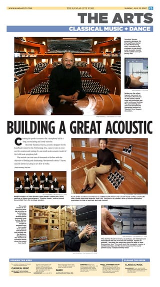 KC Star - Building a great acoustic - story in pictures | PDF