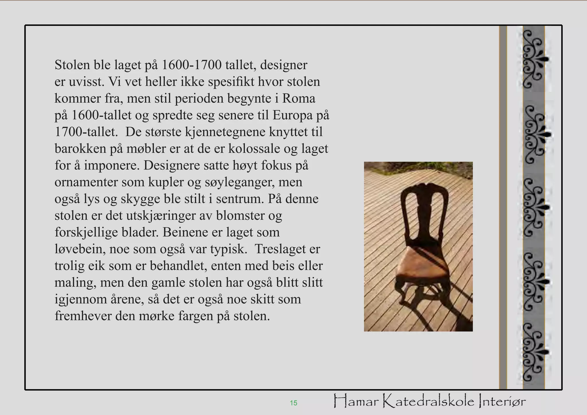 Stol og Stilhistorie | PDF