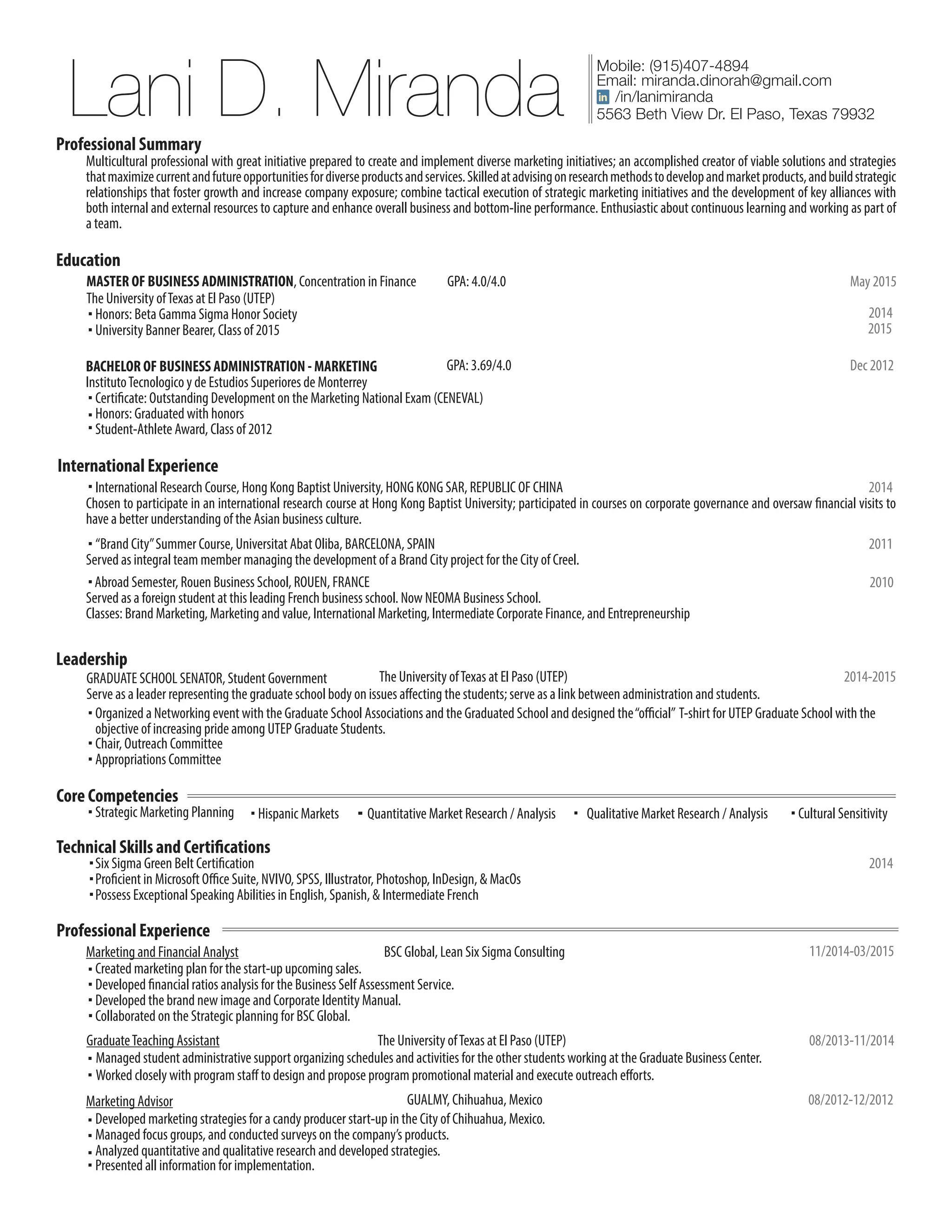 Lani D. Miranda Resume_2 | PDF