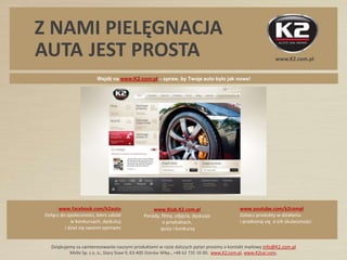 B167 K2 MEGA TANK - KIT DO NAPRAWY ZBIORNIKÓW PALIWA | PPTX | Automotive