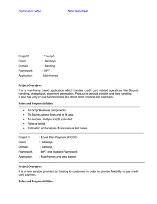 Cognizant_Nitin_Burumkar | DOC | Computer Software and Applications | Computing