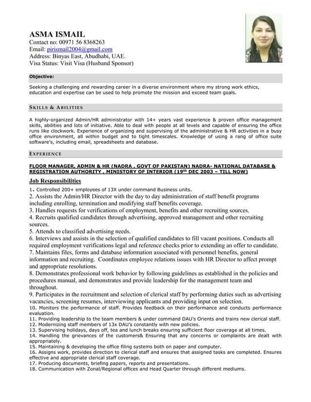 asma CV | PDF