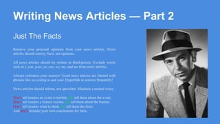 Throwing Digital Sheep Writing Guide (slideshow for volunteer website ...