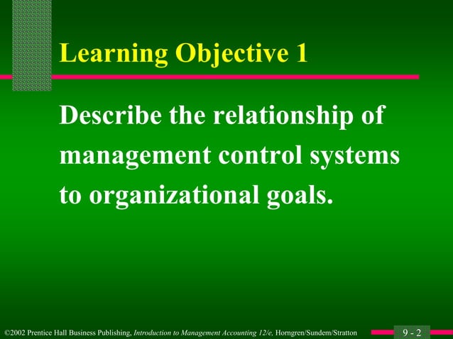 Managerial control | PPT