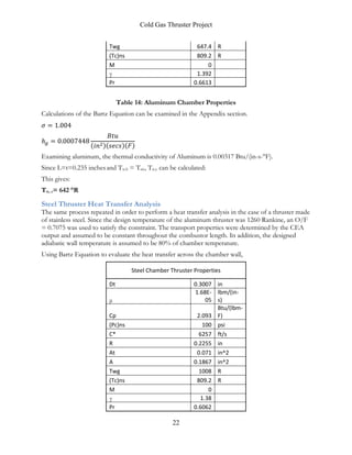 Team Dorado Cold Gas Thruster Report Final | PDF