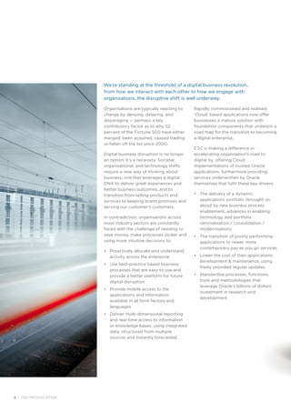 Oracle_FSO Brochure_Final | PDF | Cloud Computing | Internet