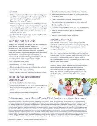 Why Marsh PCS 2015 brochure | PDF