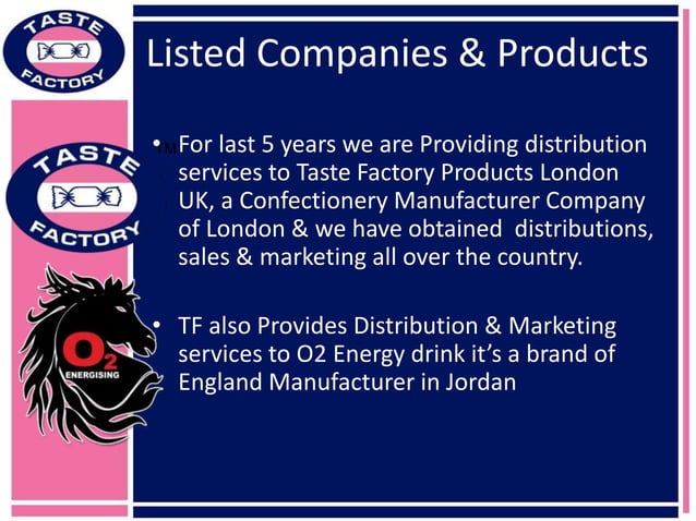 TASTE FACTORY PRESENTATION | PPSX
