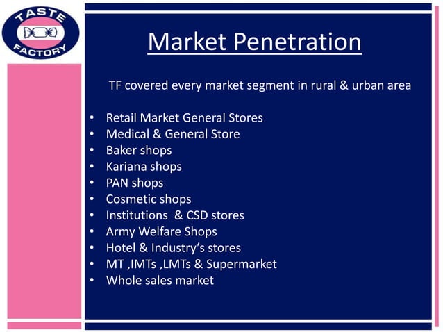 TASTE FACTORY PRESENTATION | PPT