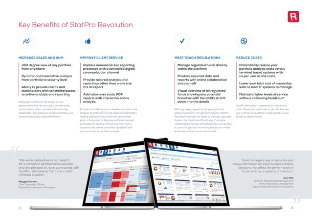 StatPro Revolution Brochure 2015 (1) | PDF | Cloud Computing | Internet