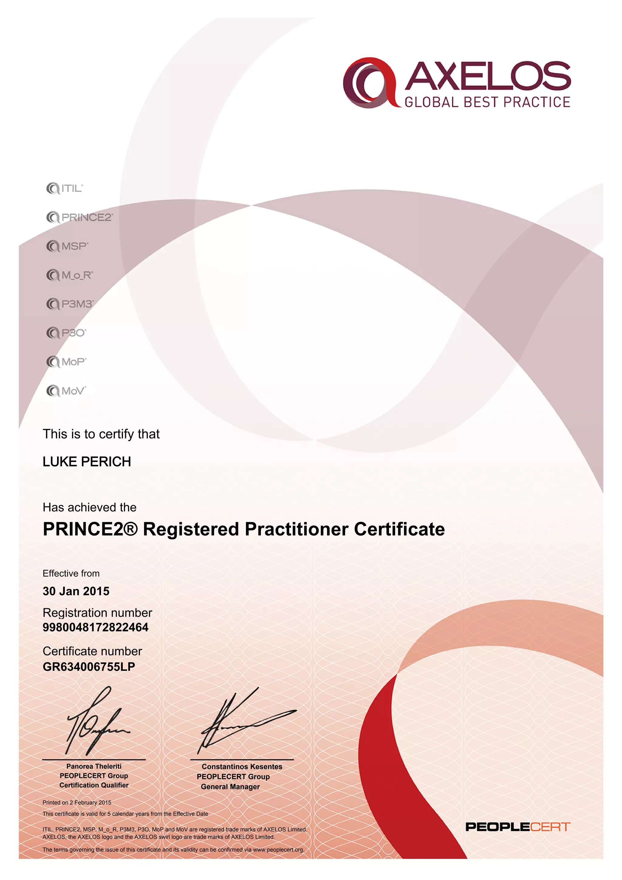 Practitioner - Certificate | PDF