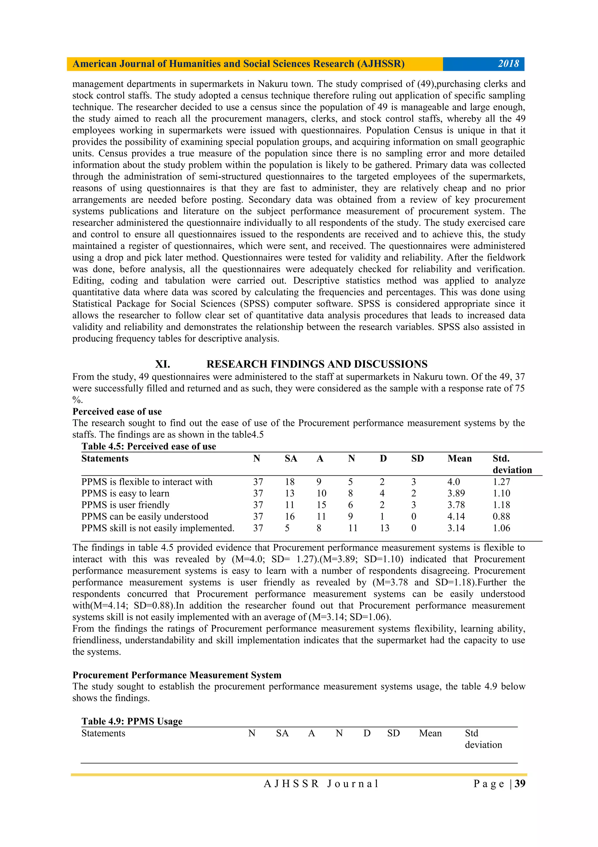Determinants of Procurement Performance Measurement Systems Usage in ...