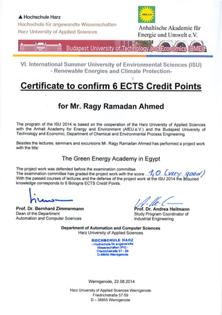 ISU 6 ECTS Credit Pts., Germany | PDF