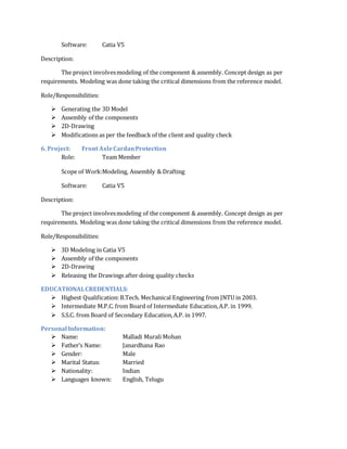 Murali Mohan M | PDF