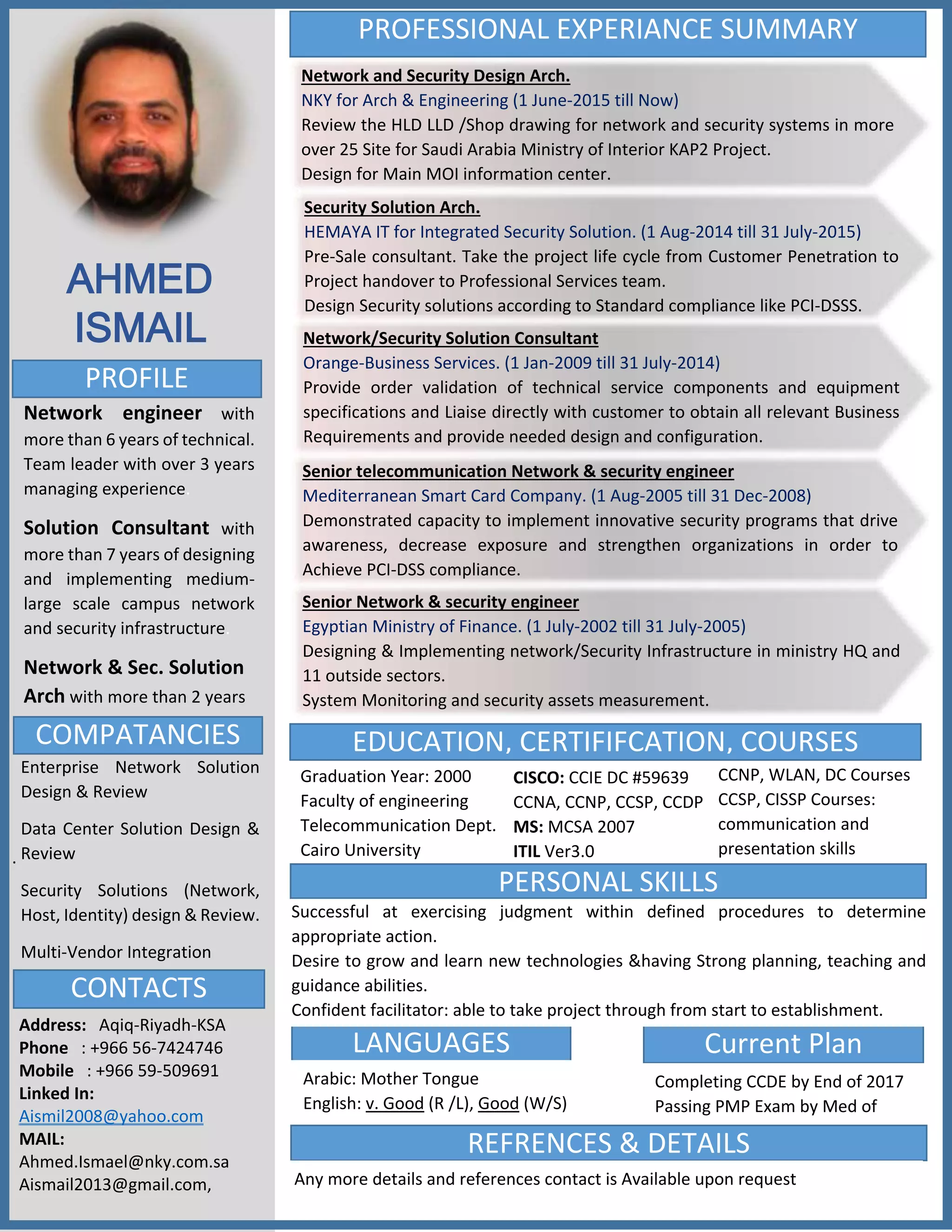 Ahmed Ismail New-CV | PDF